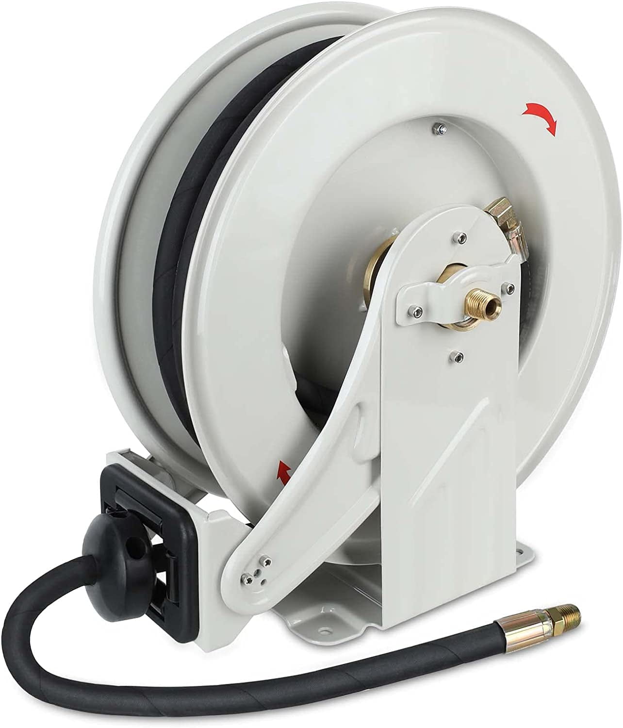Rocita Diesel Fuel Hose Reel, 1/2 inch x 50 ft Retractable Oil Hose ...