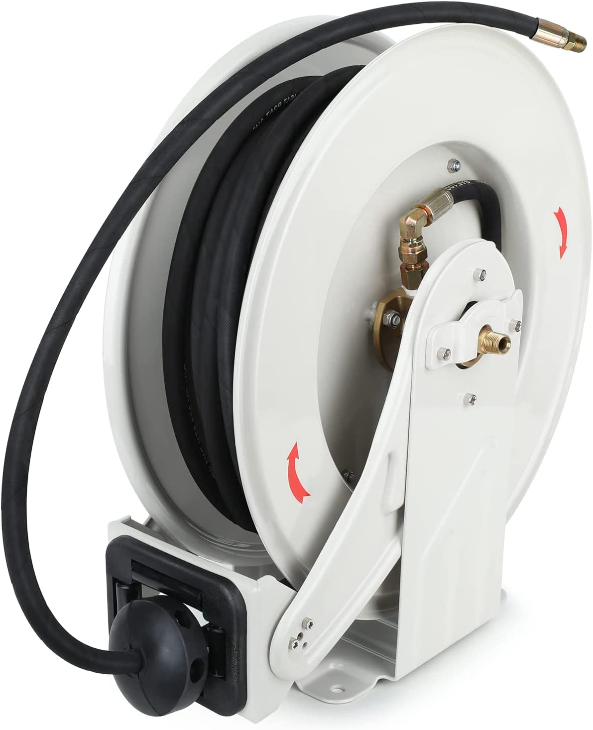 Rocita Diesel Fuel Hose Reel, 1/4 inch x 50 ft Retractable Oil Hose ...