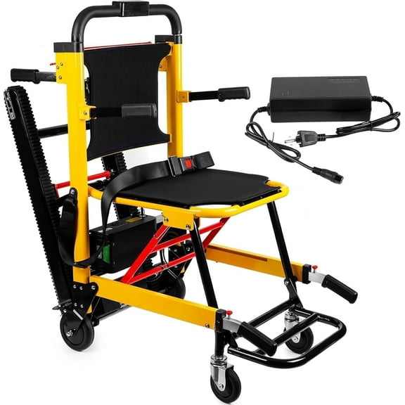 Portable Electric Chair Climbing Wheelchair large wheel 440 lb limit ...