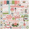 Rock - A - Bye Baby Girl Cardstock Stickers 12" x 12" - Walmart.com