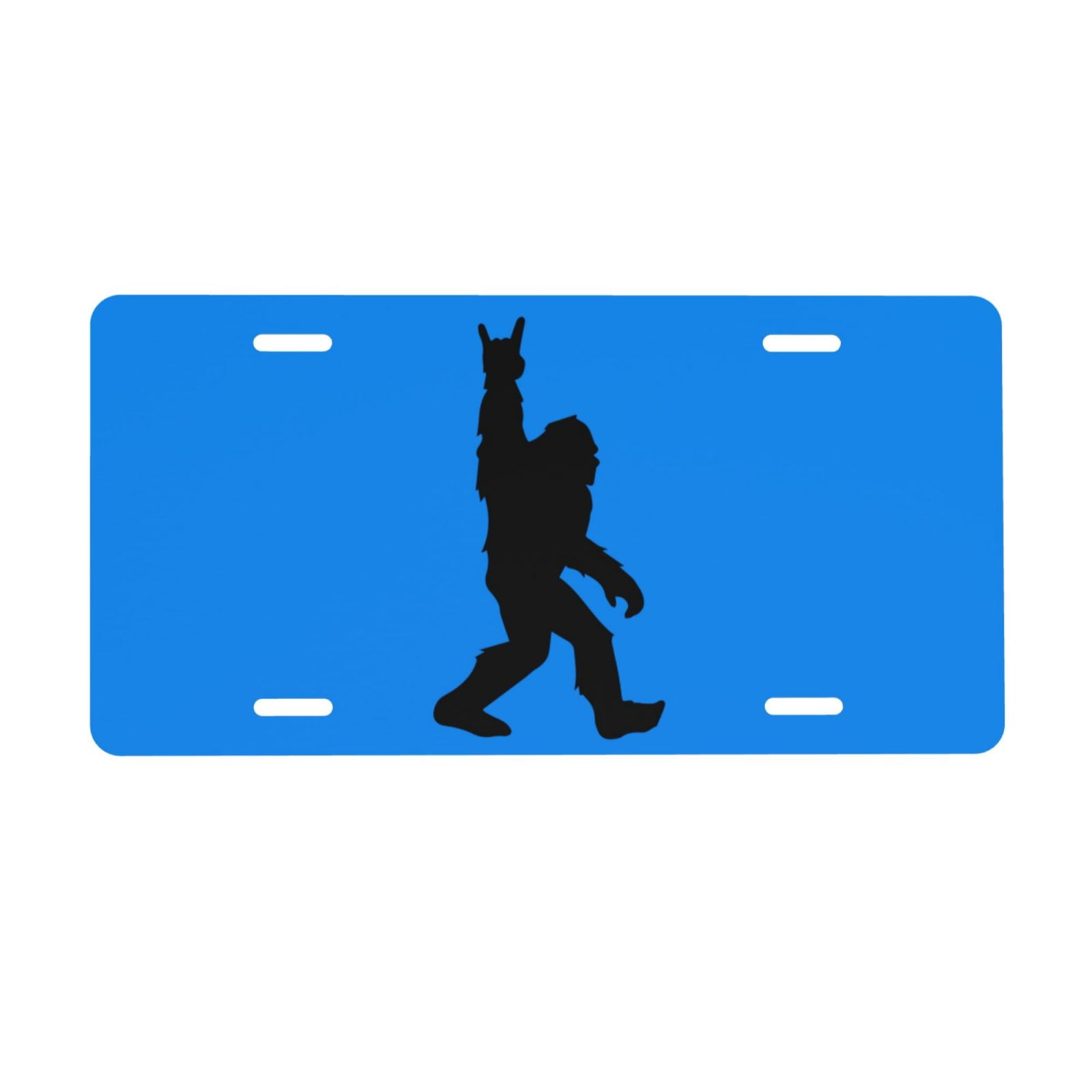 Rock And Roll Bigfoot License Plate 6x12 Inch Thickening Aluminum Metal ...