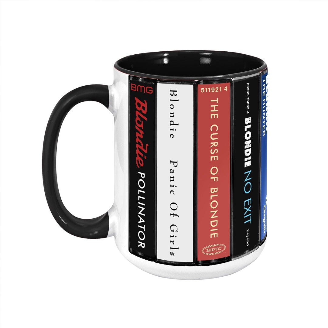 Rock Band Blon.Di.E Cassette Albums Retro Collection Ceramic Coffee Mug ...