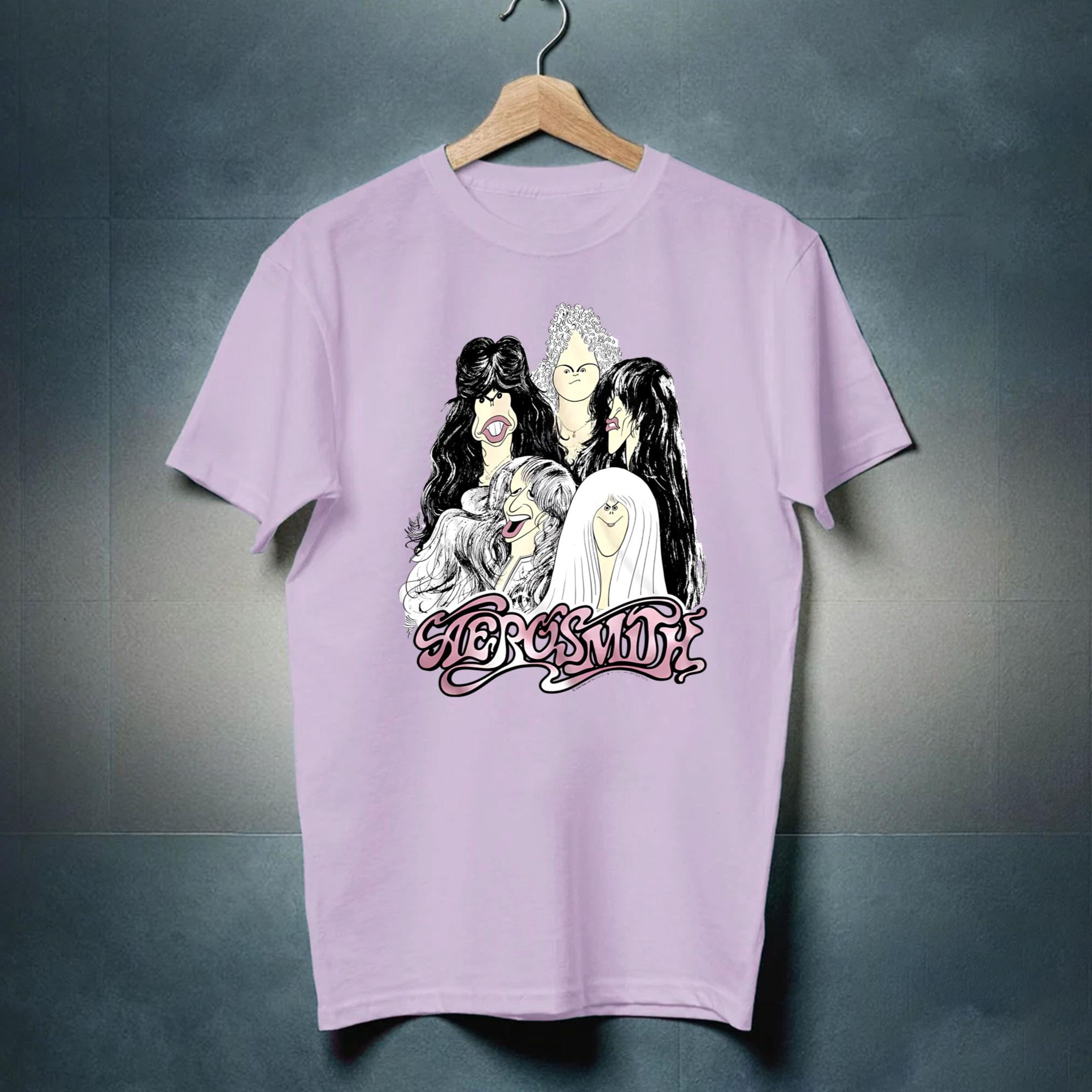 Rock Band 'Draw the Line' Album T-Shirt, Cartoon Caricature Images ...