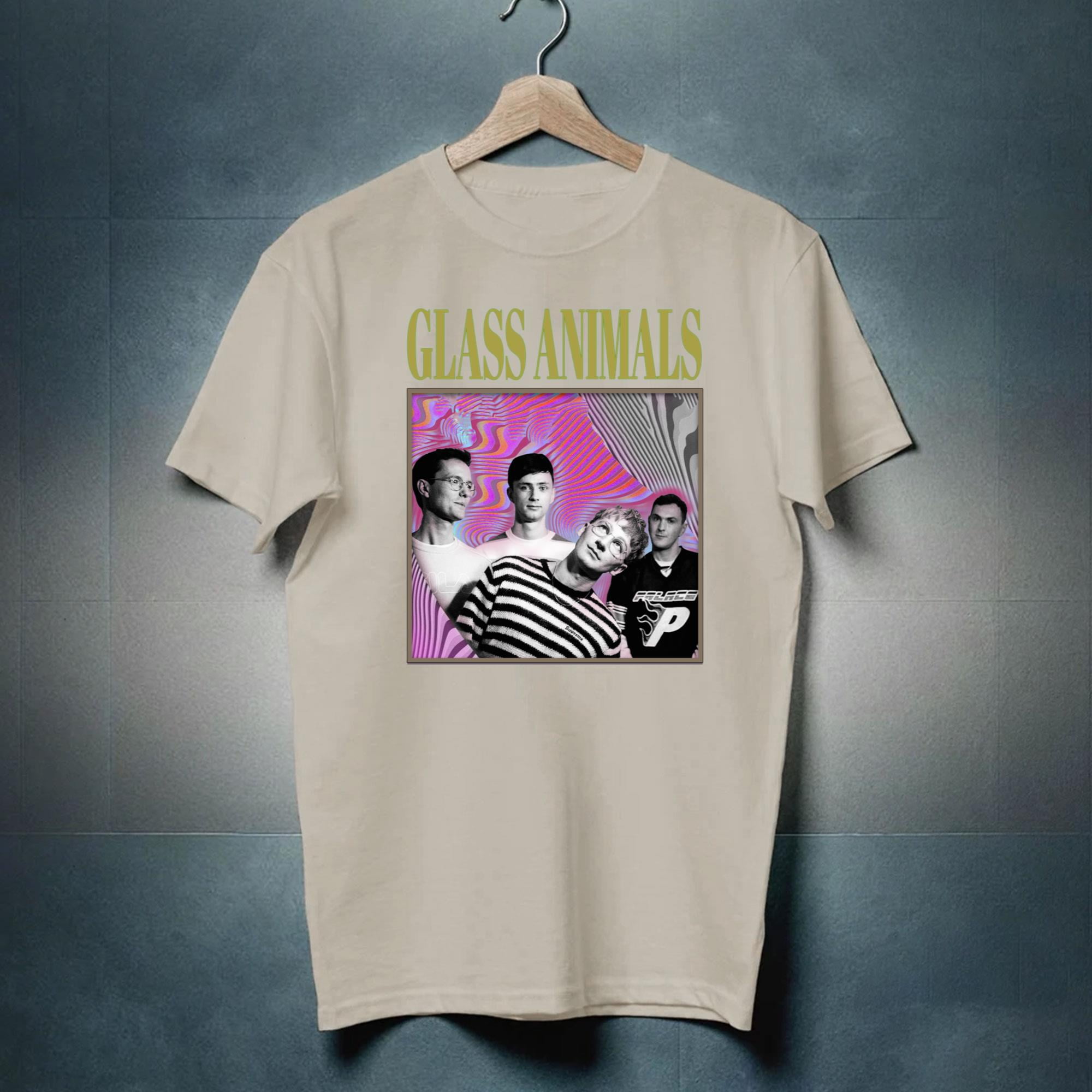 Rock Band GLASS ANIMALS Vintage Shirt Glass Animals Homage Fan Tees ...