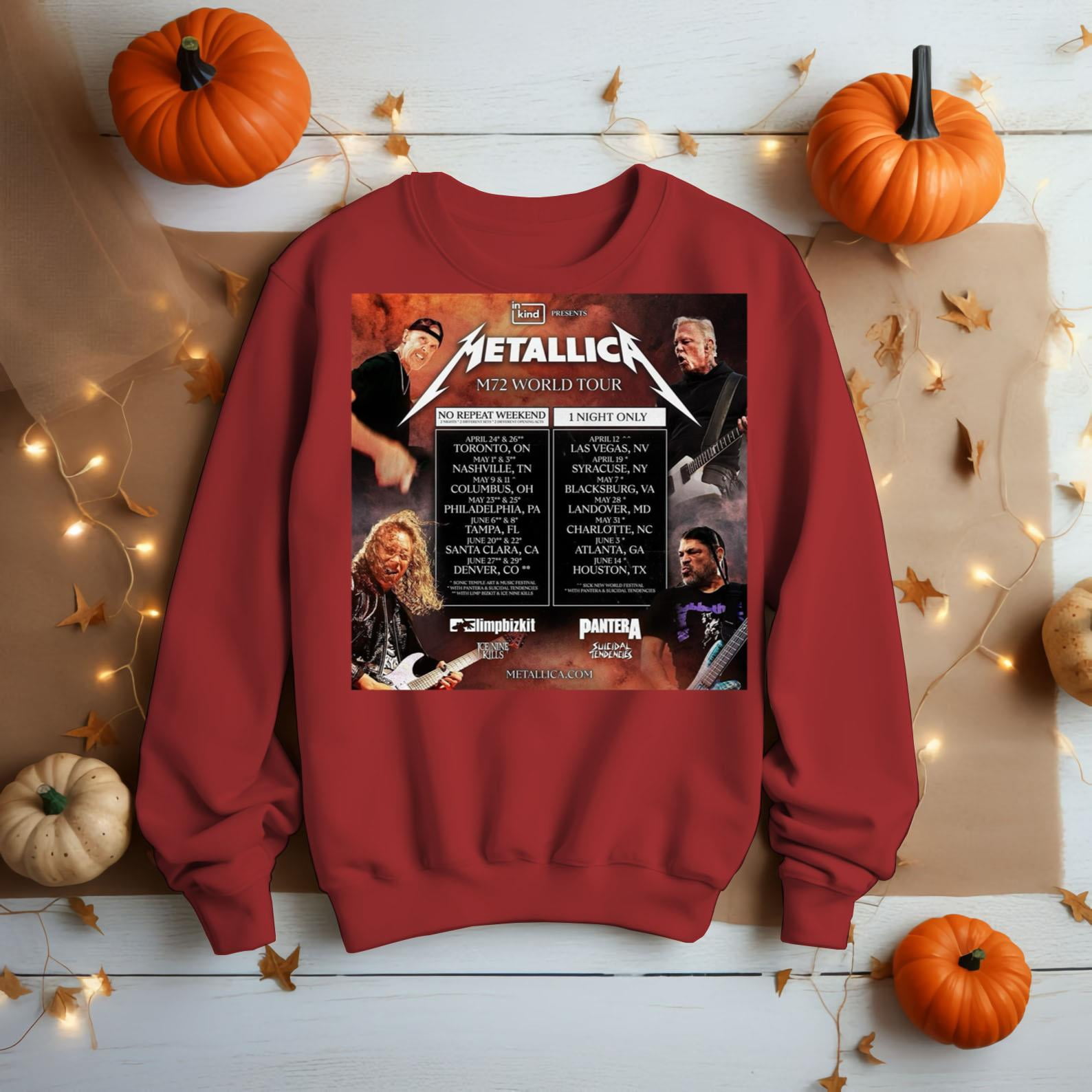 Rock Band M72 World Tour 2025 Shirt - Walmart.com