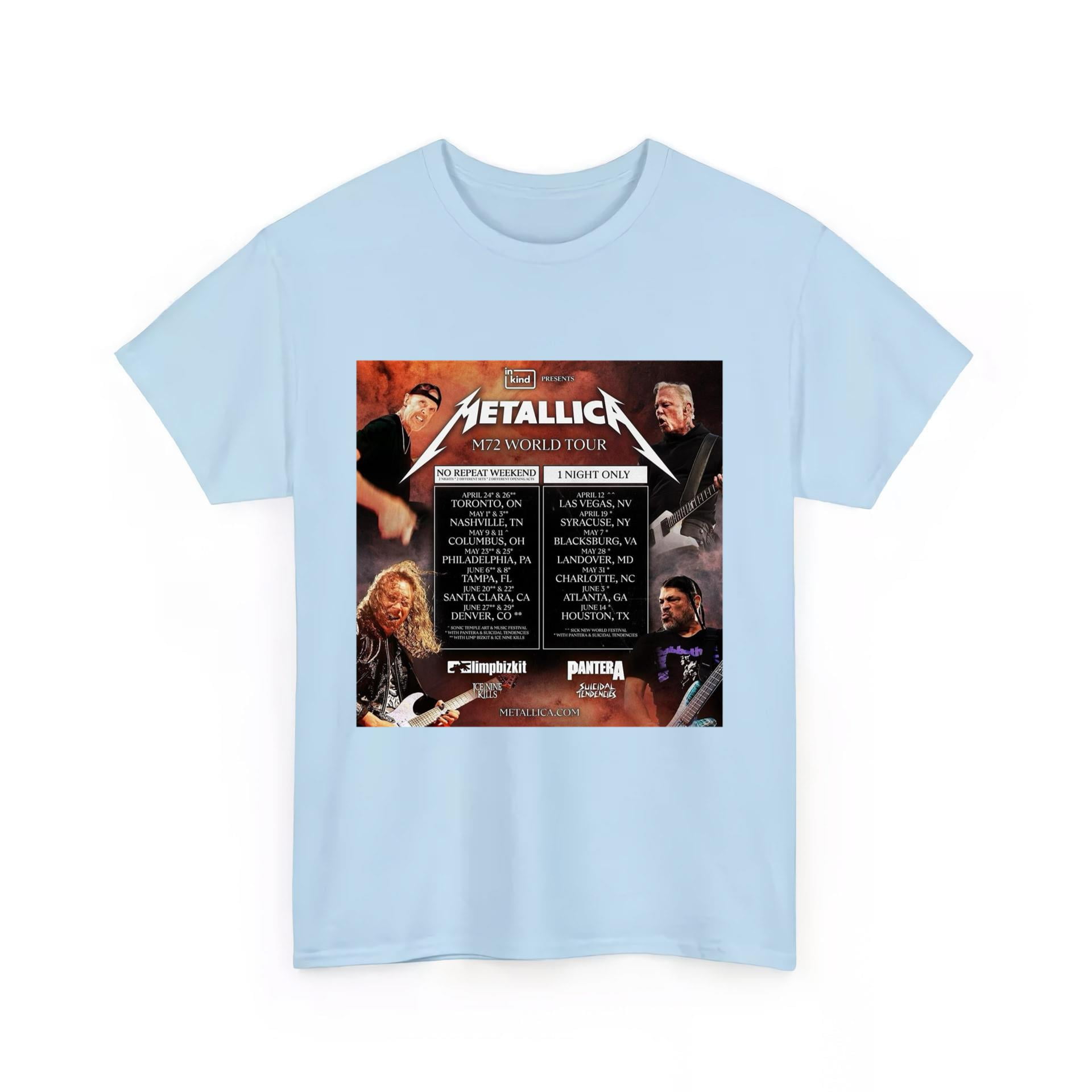 Rock Band M72 World Tour 2025 Shirt - Walmart.com