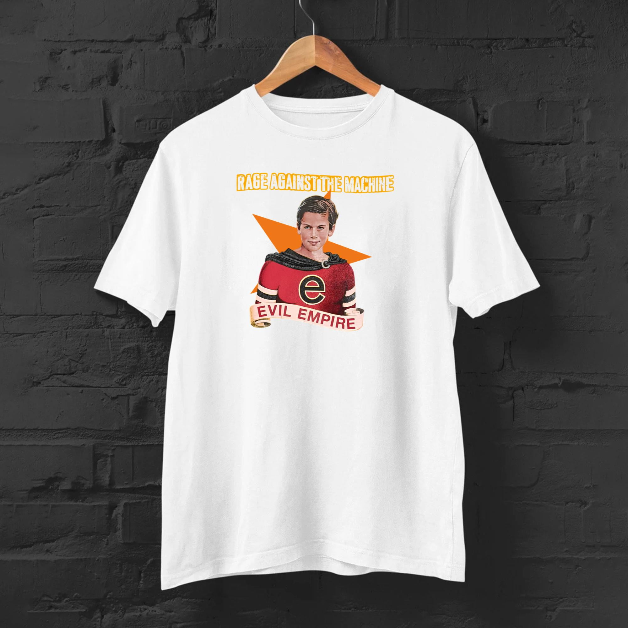 Rock Band Rage Against The Machine shirt, Evil Empire Graphic Tee ...