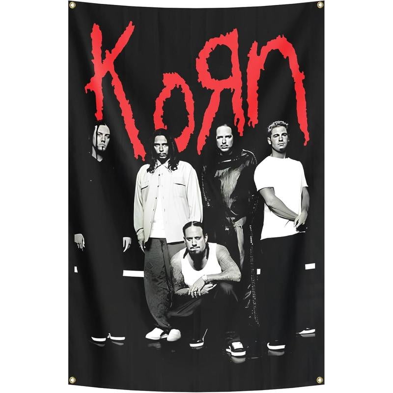 Rock Band Tapestry Music Album Cover Poster Man Cave Wall Flag for ...