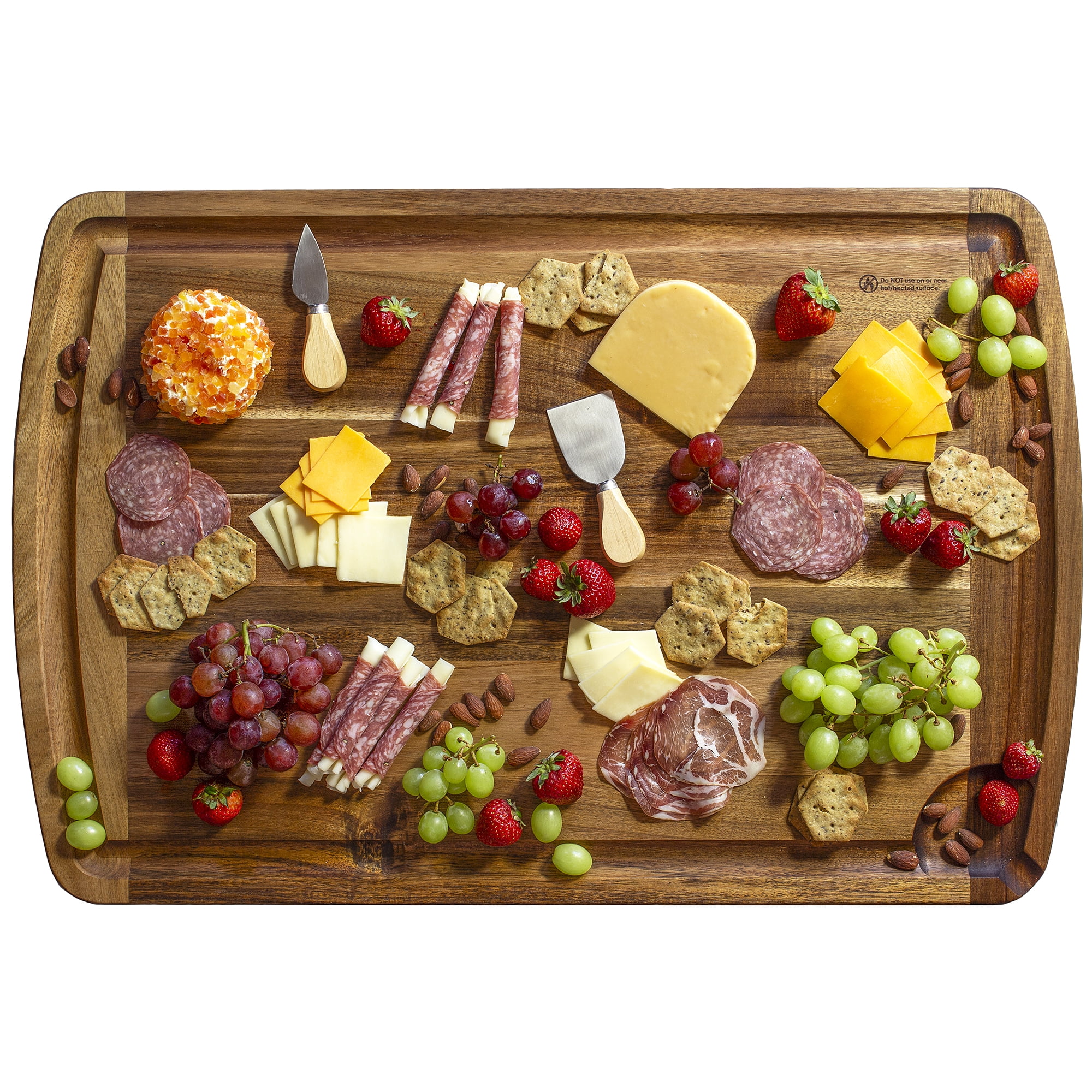 Rock & Branch 30" x 20" Acacia Wood Extra Large Cutting Board - Walmart.com