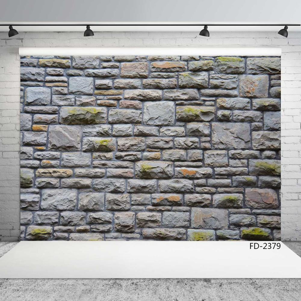 Rock Brick Wall St Wall Scenery Photographic Backdrops Newborn Young ...