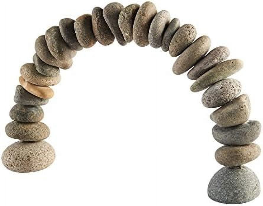 Rock Cairn Arch Sculpture Natural River Stone Arch Zen Garden Decor ...
