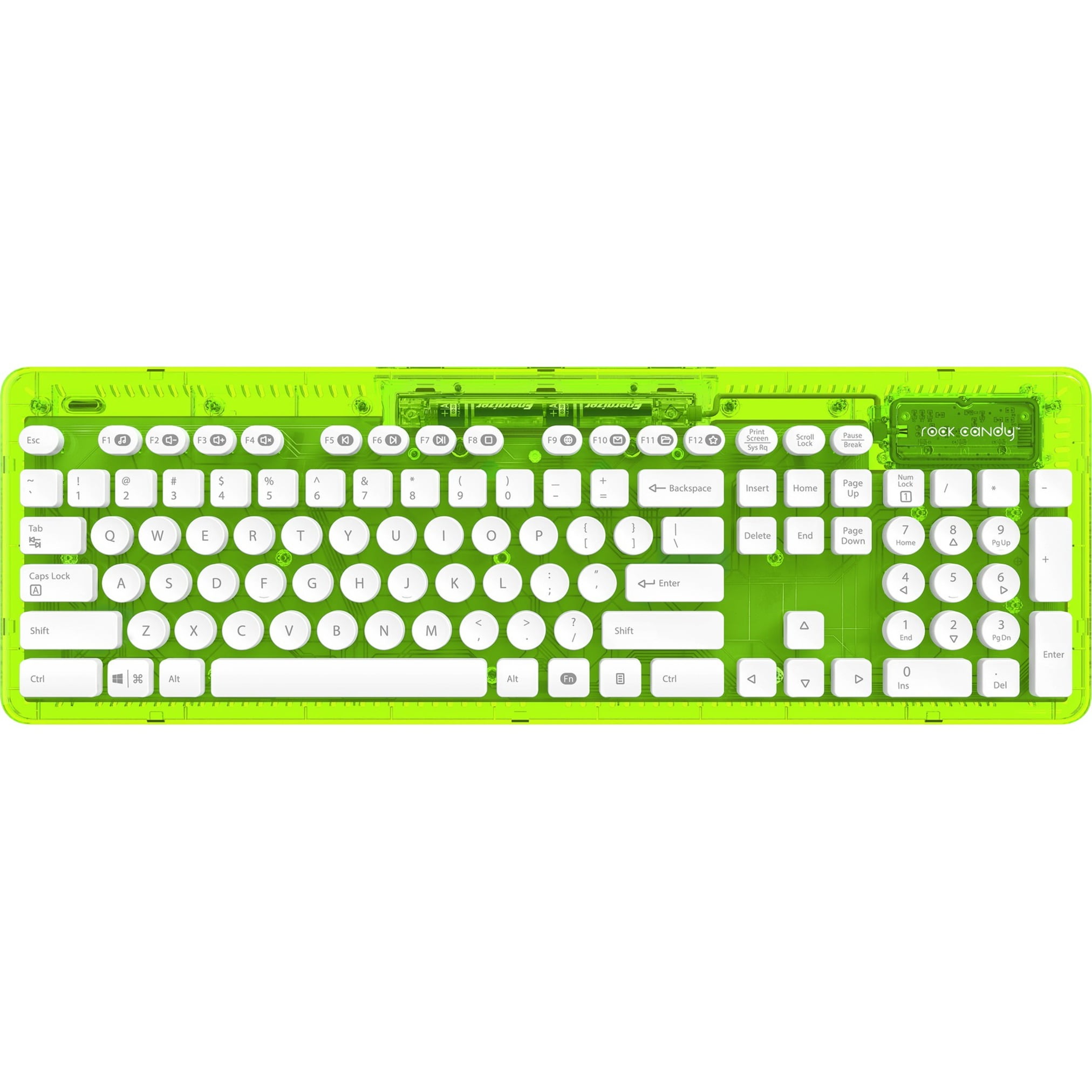 Rock Candy Lalalime Wireless Keyboard - Walmart.com