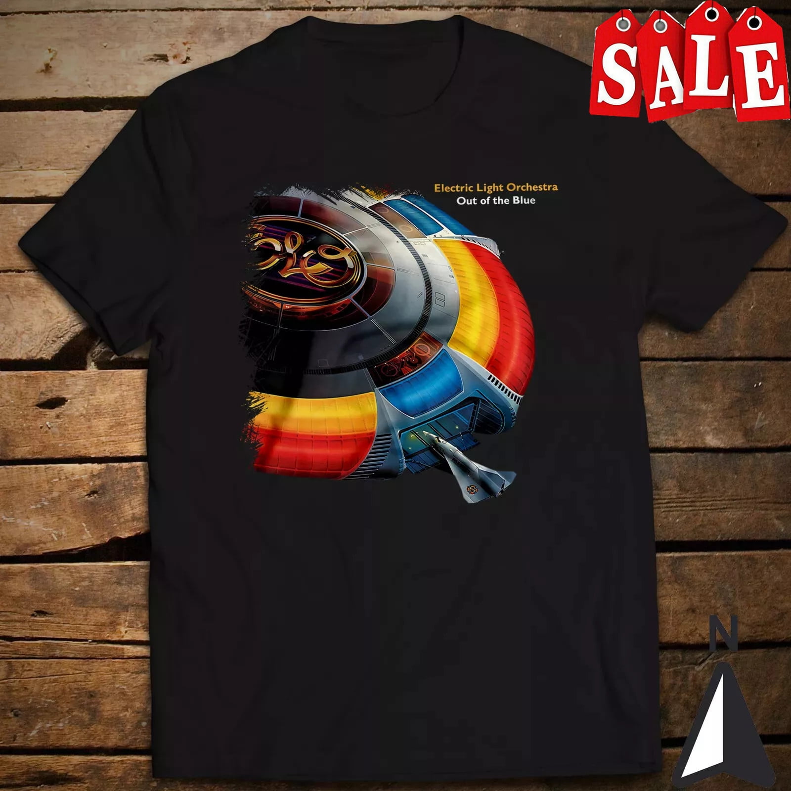 Rock Classic Band T-Shirt It's Over ELO Electric Light Orchestra Out of ...