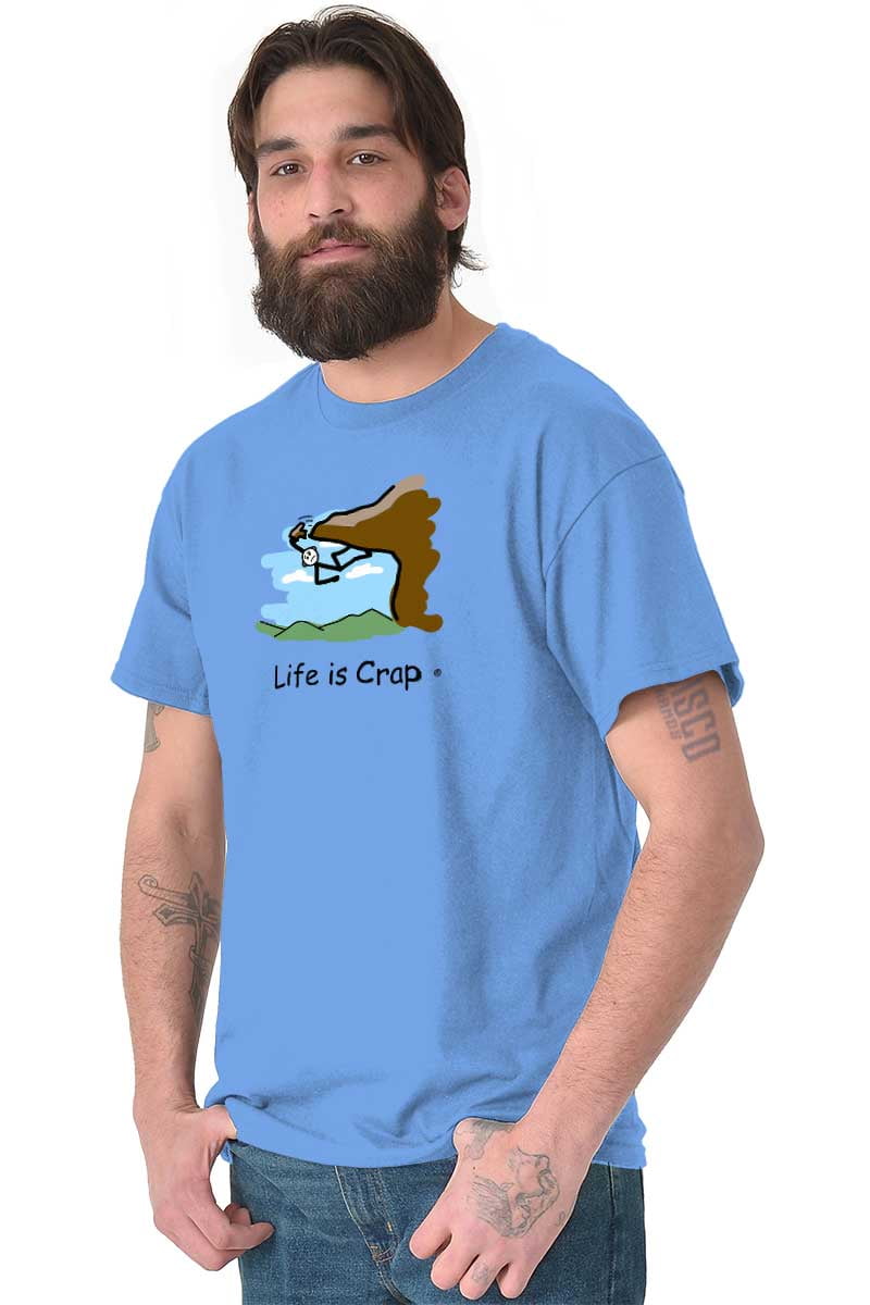 Rock Climb Cliff Climber Falling Unisex Plus Size Graphic Tee Brisco ...