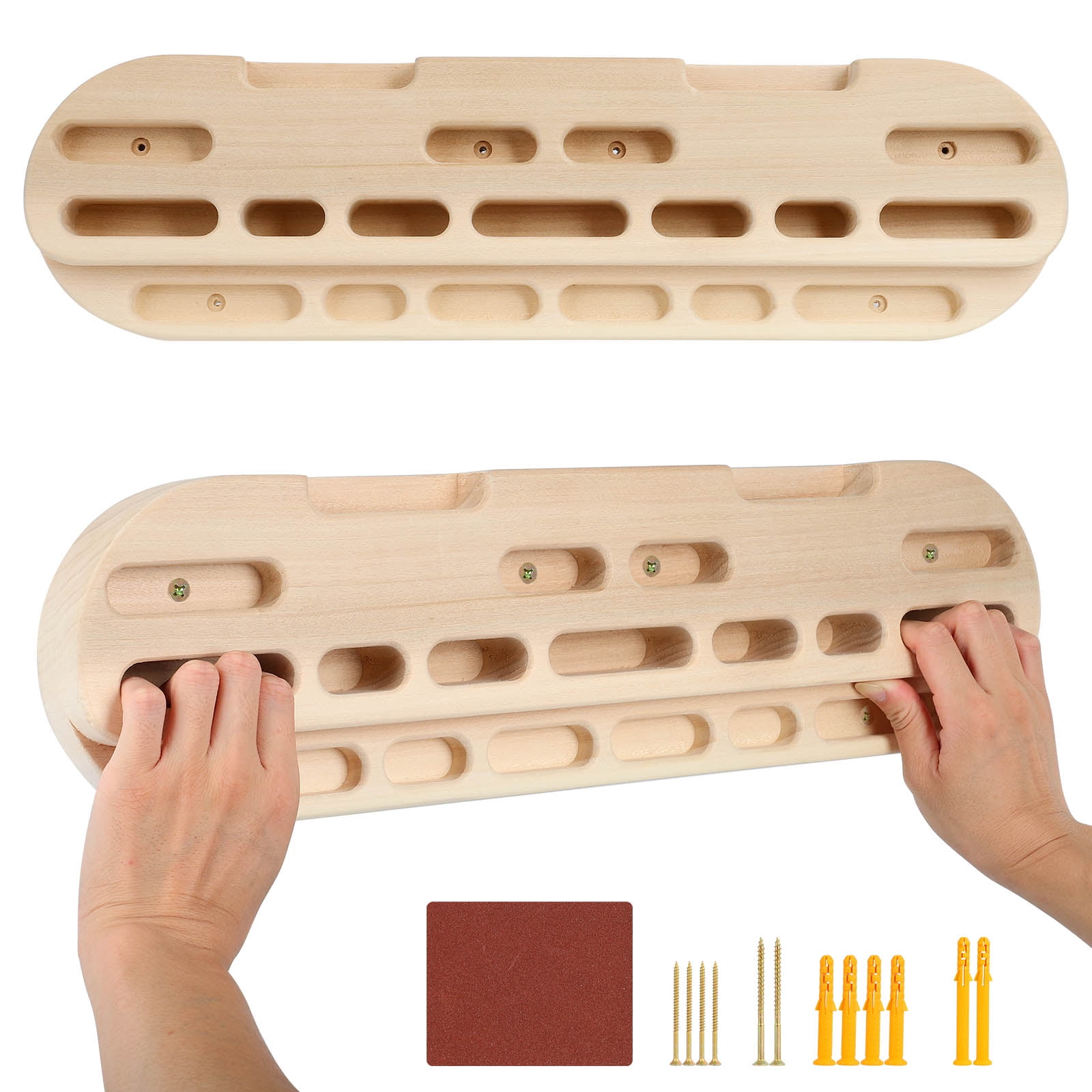 Rock Climbing Hanging Board Training, Climbing Fingerboard Gated ...