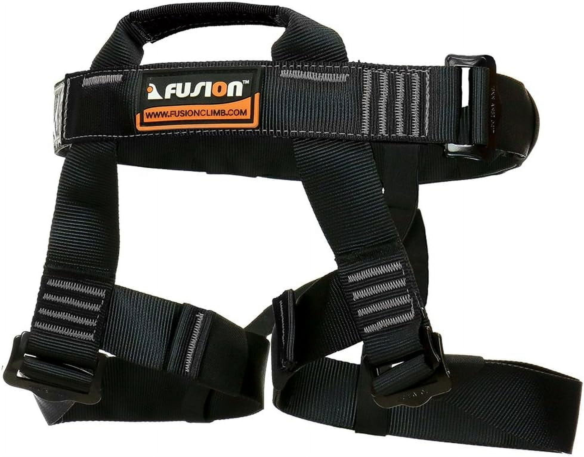 Rock Climbing Harness - Fusion Climb® - (5,000 LBS Rated) Professional ...