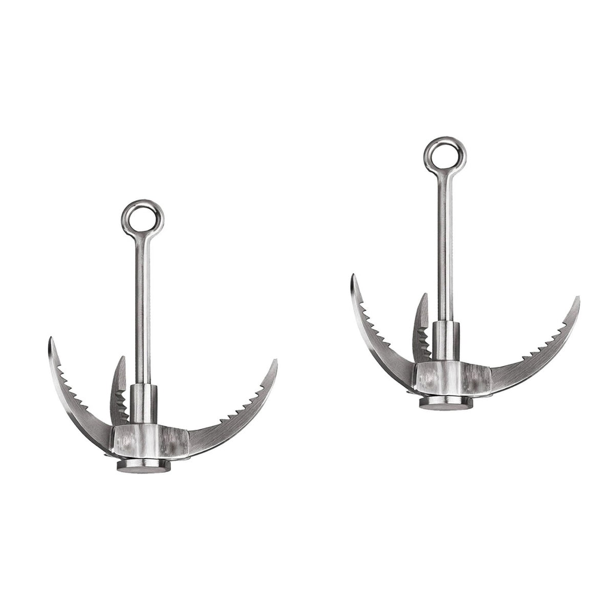 Rock Climbing Hook Claw for Hiking Grappling Stainless Steel Silverdene ...