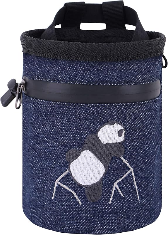 Rock Climbing Panda Design Chalk Bag with Adjustable Belt - Walmart.com