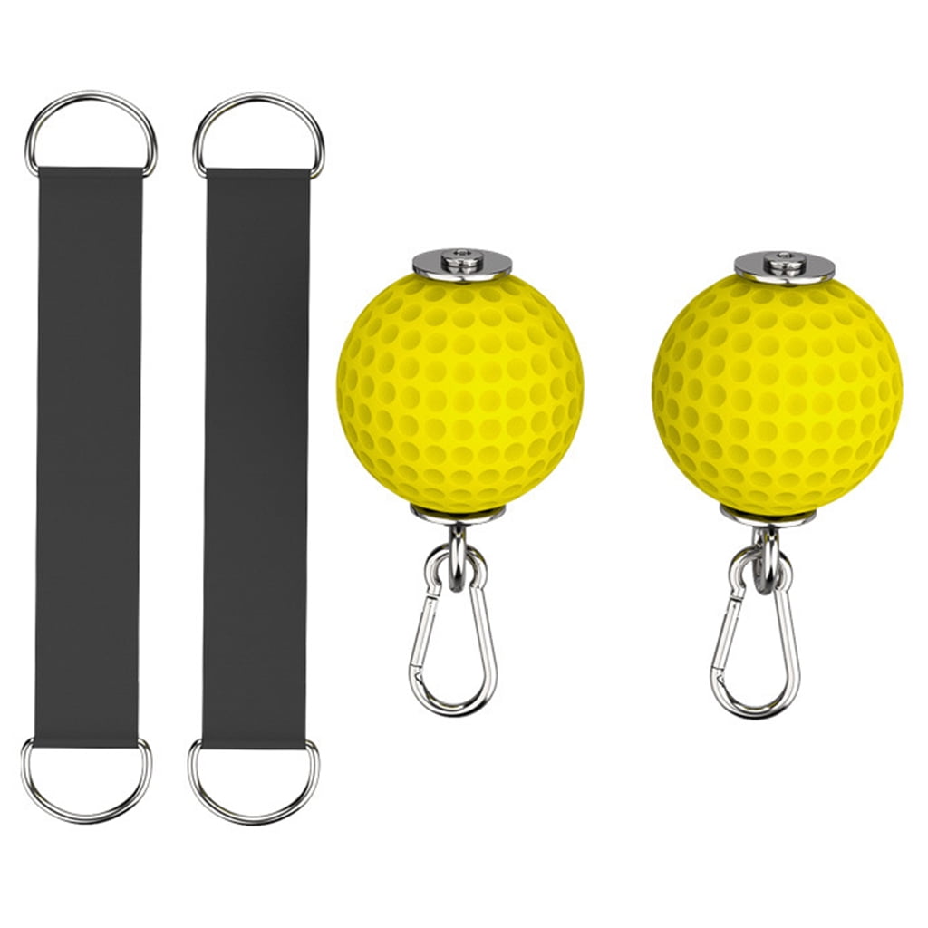 Rock Climbing Solid Training Power Pull Up Ball Hold Grips for Straps ...