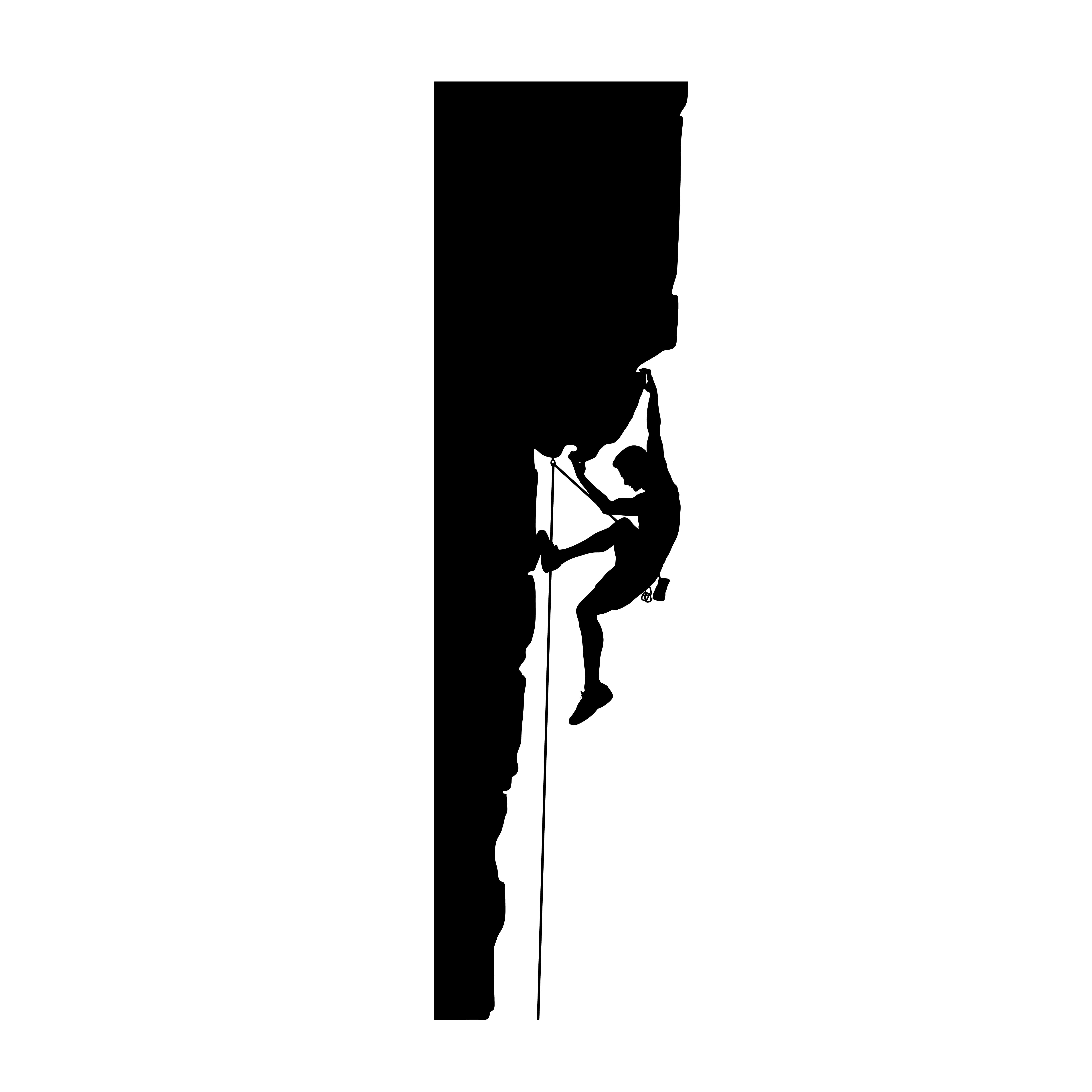 Rock Climbing Wall Decal - Vinyl Stickers for Kids Room ,Bedroom ...