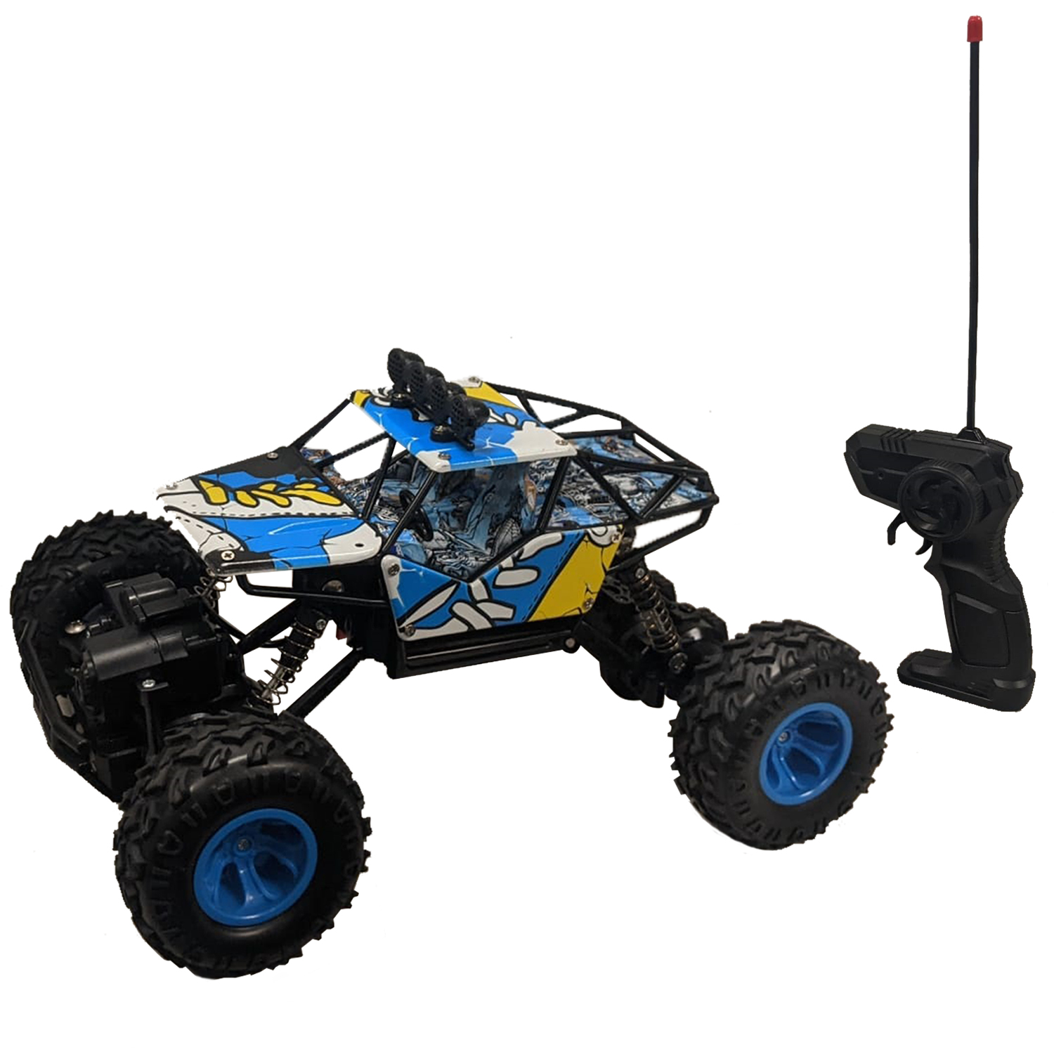 Rock Crawler Monster Car 4W 1:16/40MHz with Rechargeable Battery Full ...