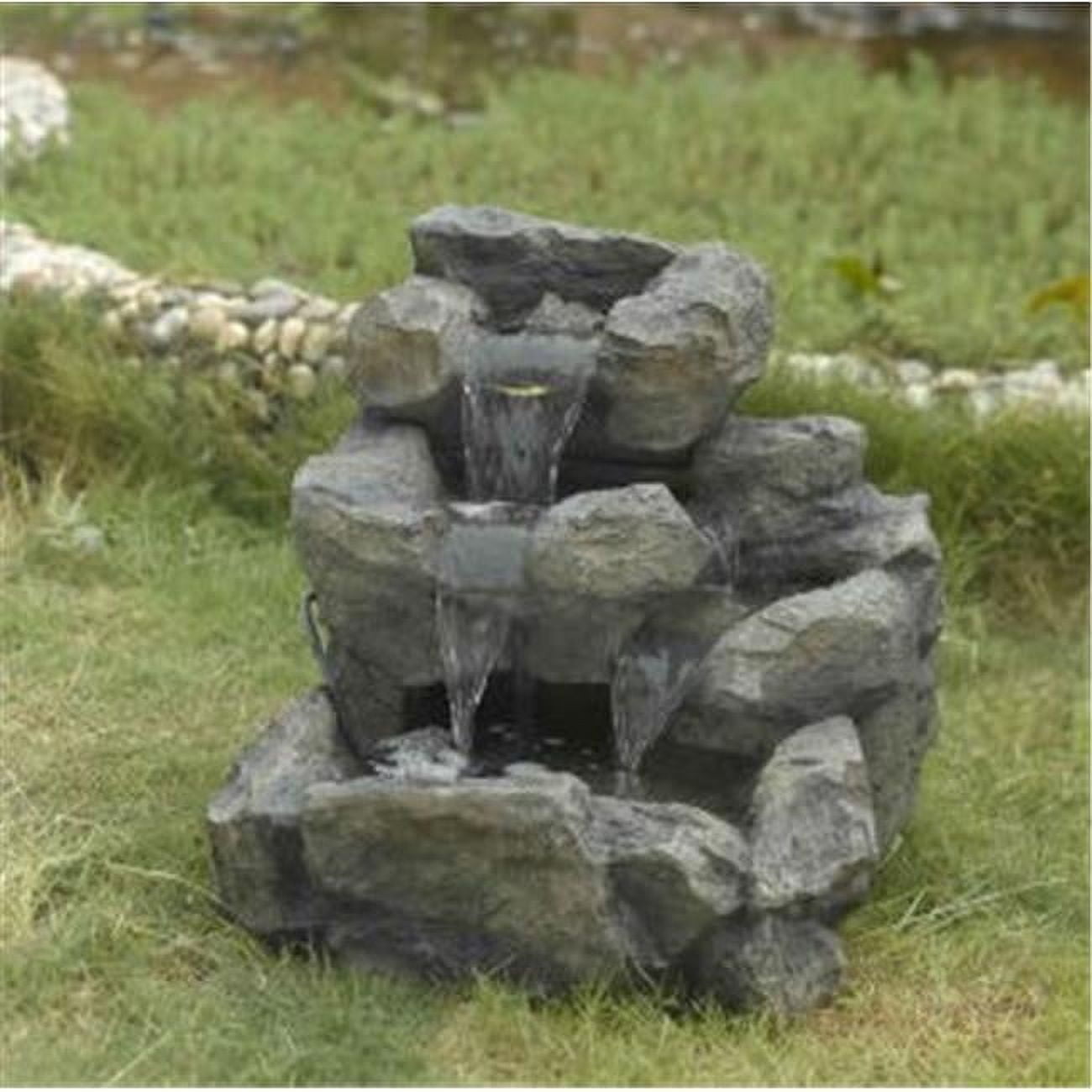 Rock Creek Cascading Outdoor-Indoor Fountain with Illumination ...