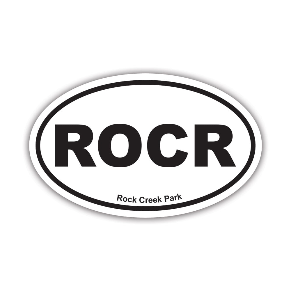 Rock Creek Park ROCR Oval Sticker Decal - Self Adhesive Vinyl ...