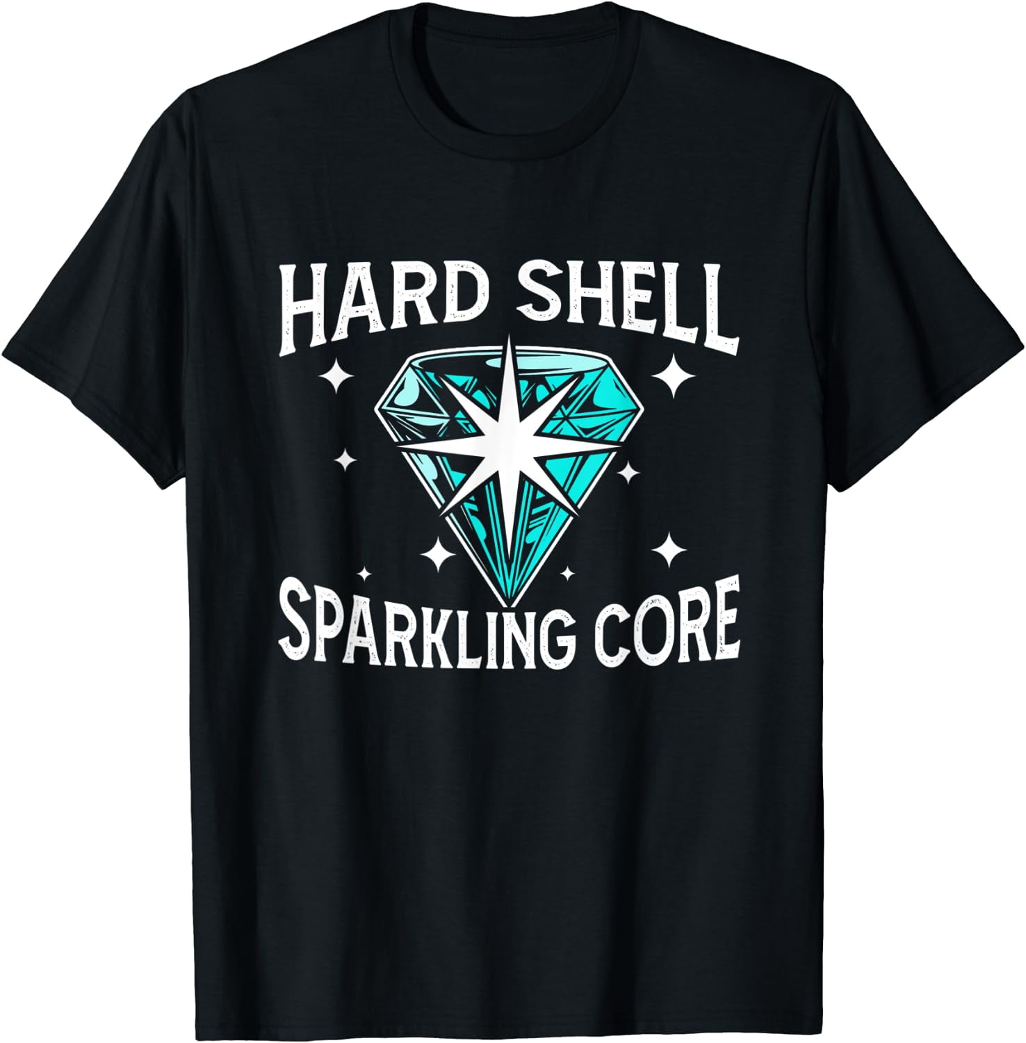 Rock Crystal Collecting Lover - Hard Shell Sparkling Core T-Shirt ...