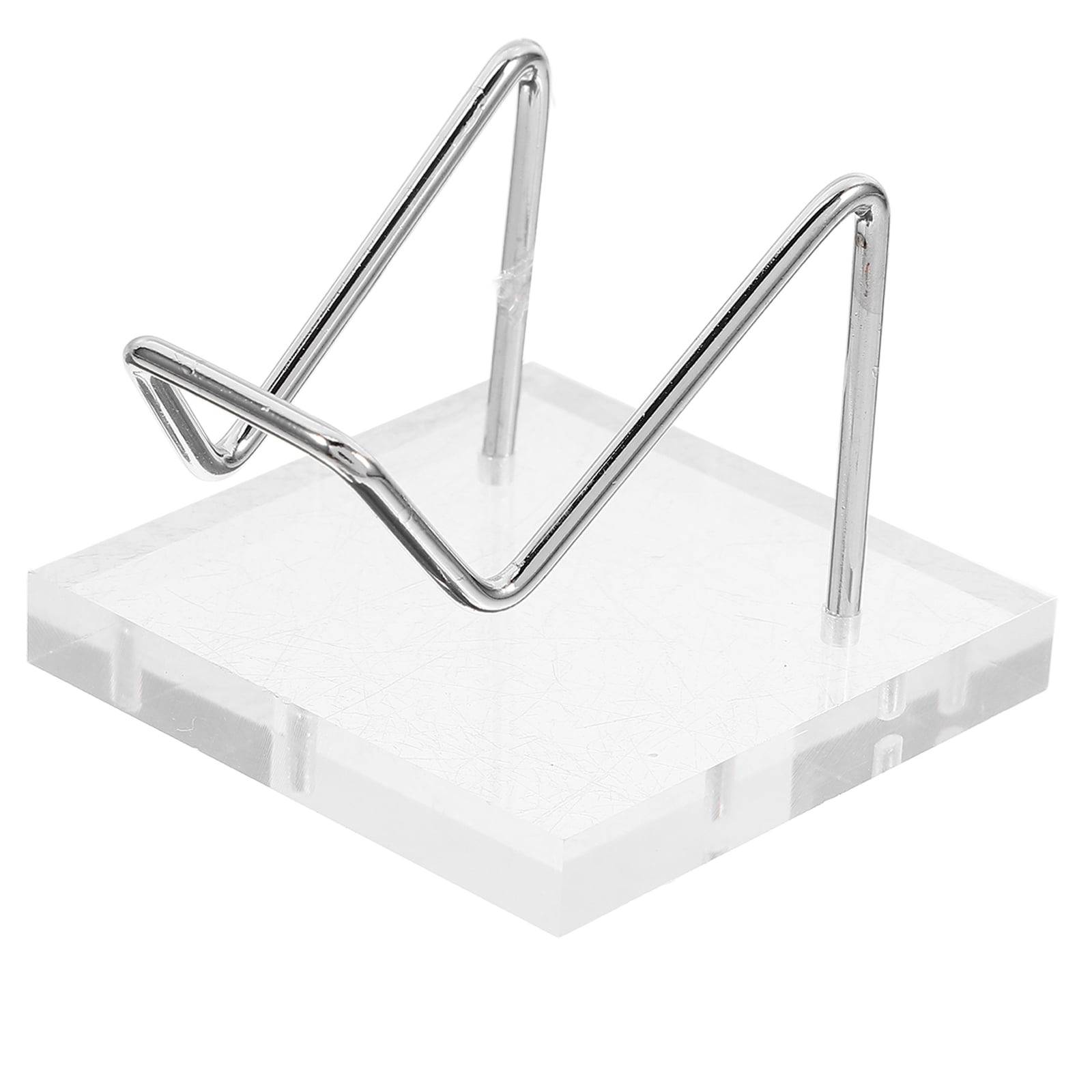 Rock Display Stand Gold Metal Easel Stands Crystals Holder Display ...