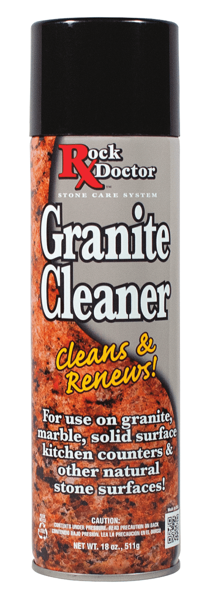 Rock Doctor Granite Cleaner, 18oz - Non-Abrasive, Stain Remover for ...