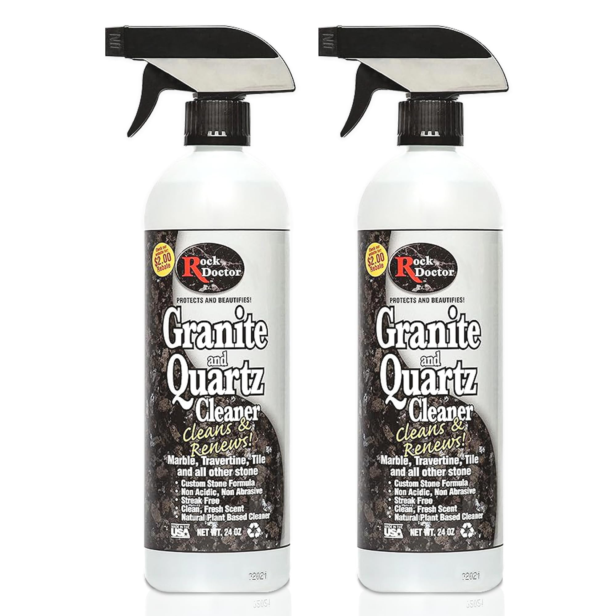 Rock Doctor Natural Granite Cleaner 24oz 2/pack - Walmart.com