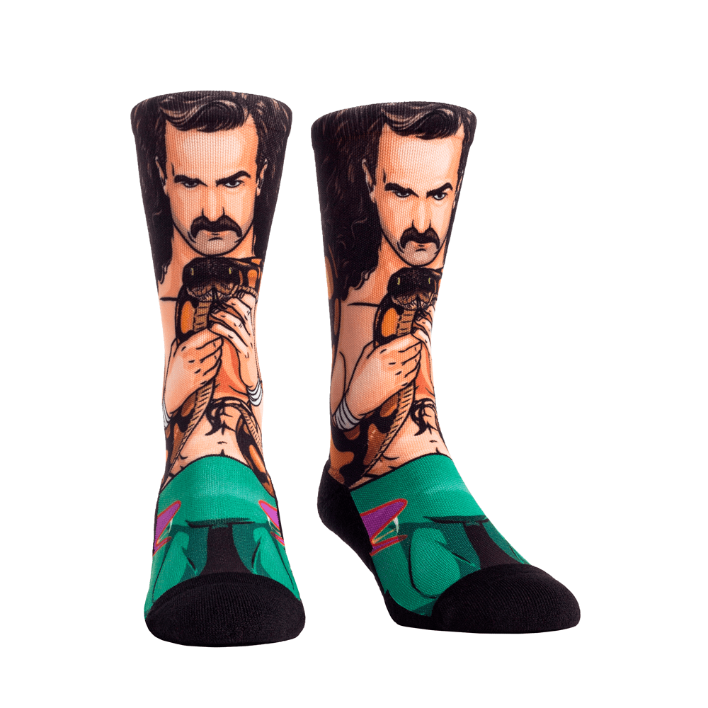 Rock Em Elite Jake the Snake Licensed WWE Licensed Crew Socks - Walmart.com