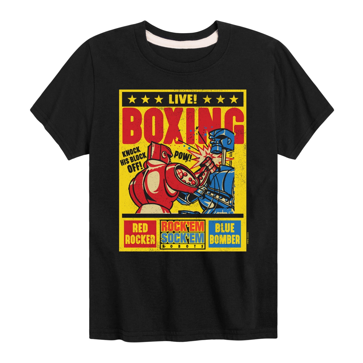 Rock 'Em Sock 'Em - Live Boxing Poster - Toddler And Youth Short Sleeve ...