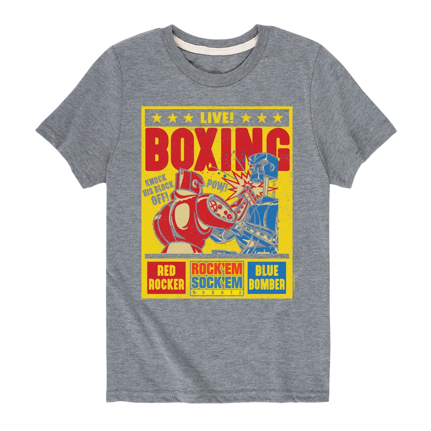 Rock 'Em Sock 'Em - Live Boxing Poster - Toddler And Youth Short Sleeve ...