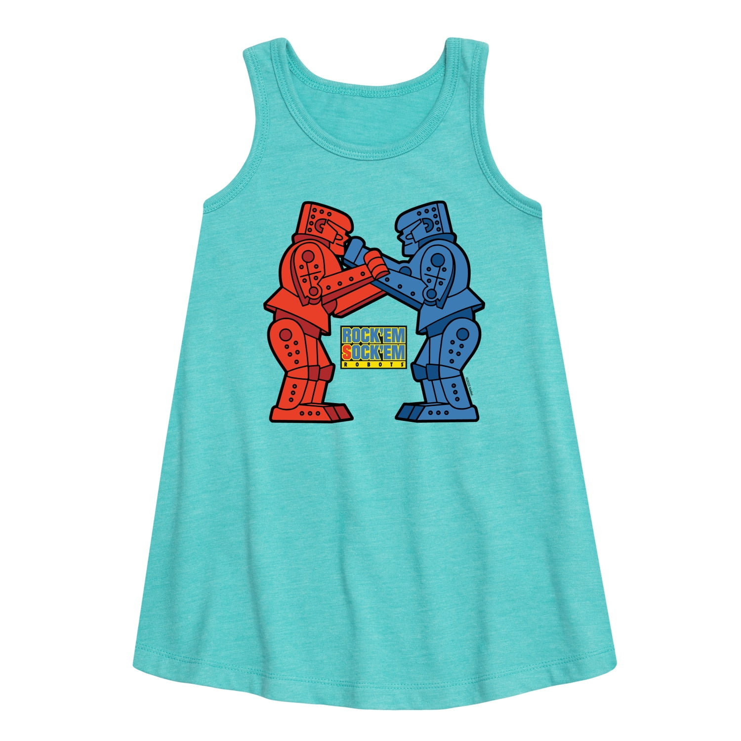Rock 'Em Sock 'Em - Rock 'Em Robots - Toddler and Youth Girls A-line ...