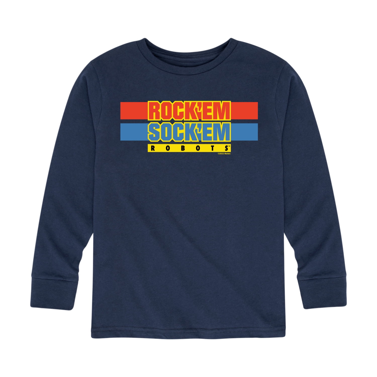 Rock 'Em Sock 'Em - Rock 'Em Sock 'Em Logo - Toddler And Youth Long ...