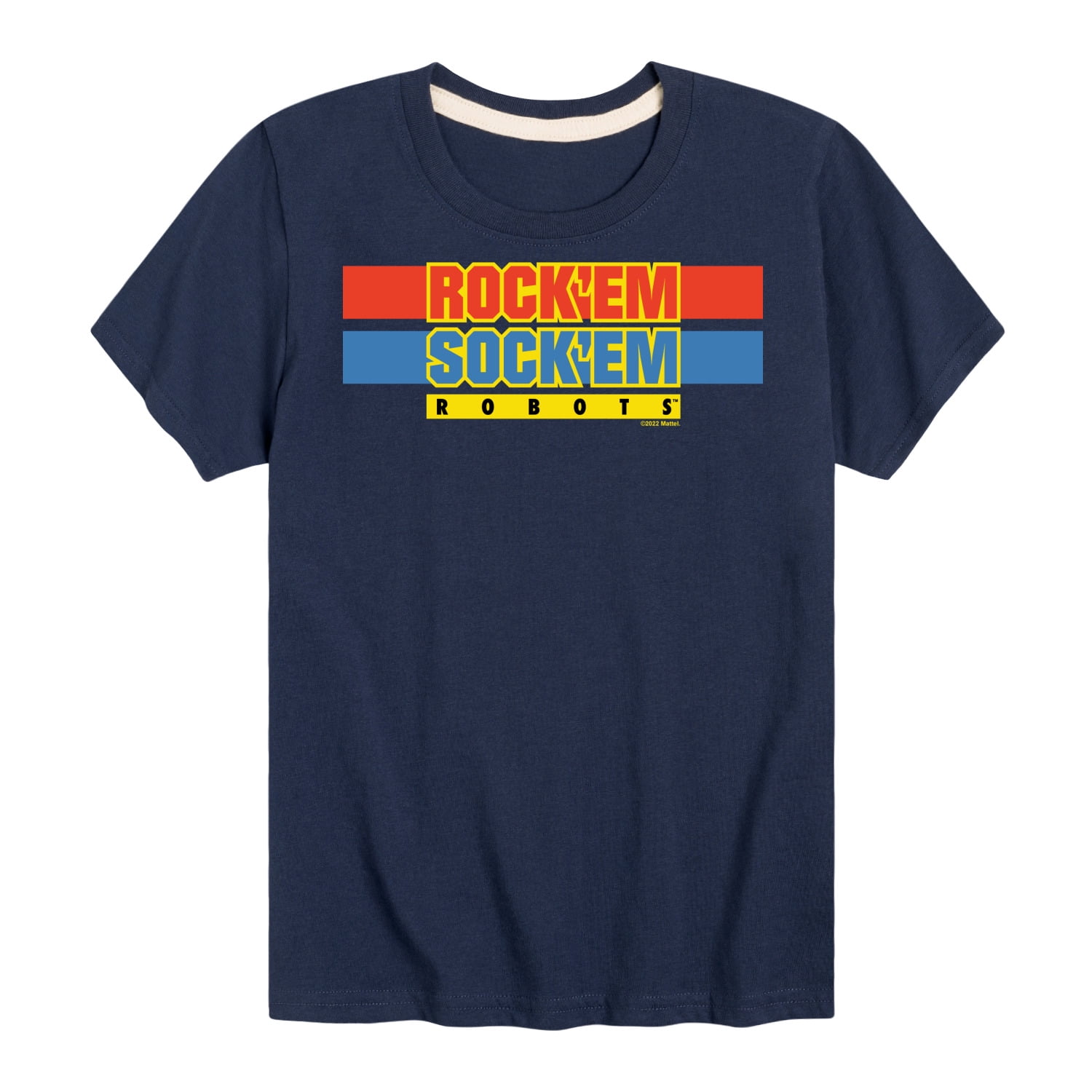 Rock 'Em Sock 'Em - Rock 'Em Sock 'Em Logo - Toddler And Youth Short ...