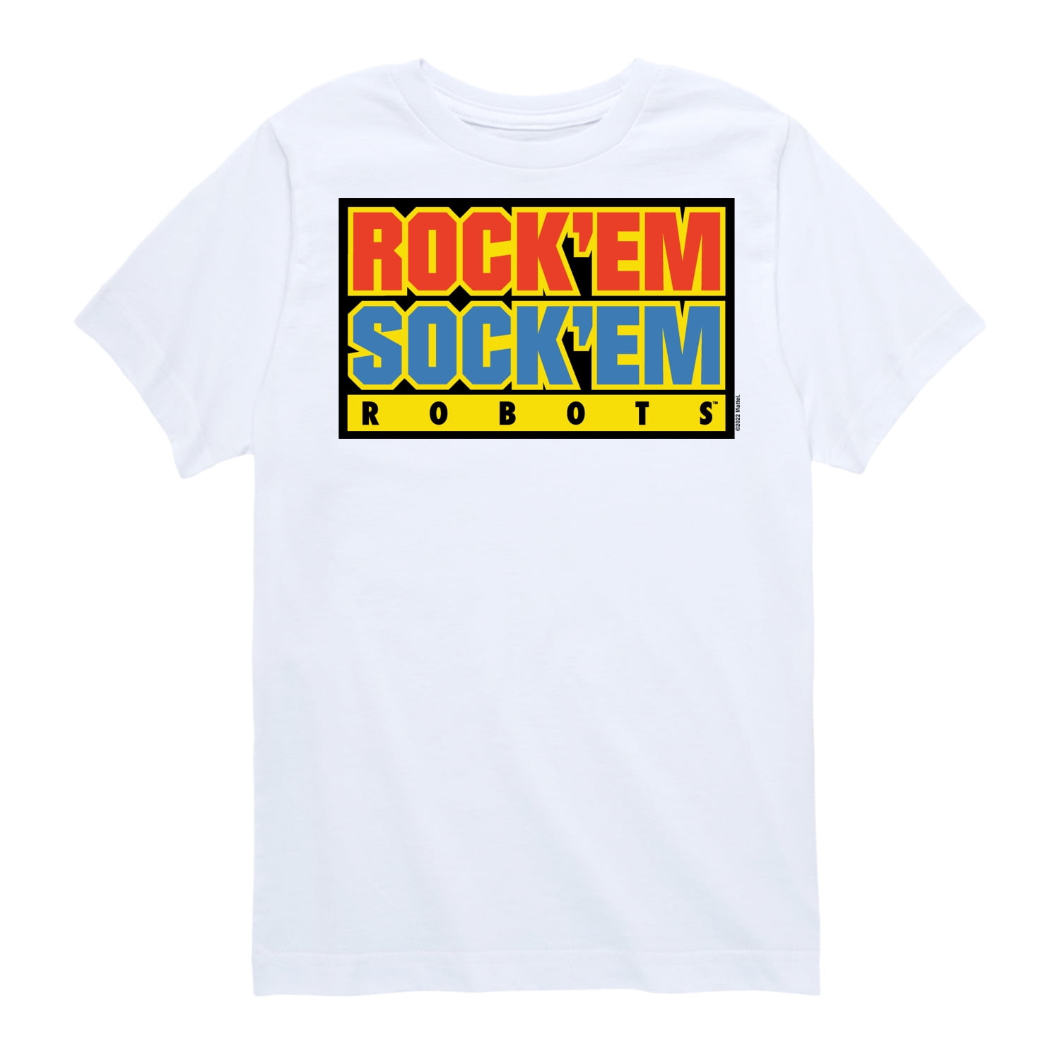 Rock 'Em Sock 'Em - Rock 'Em Sock 'Em Logo - Toddler And Youth Short ...