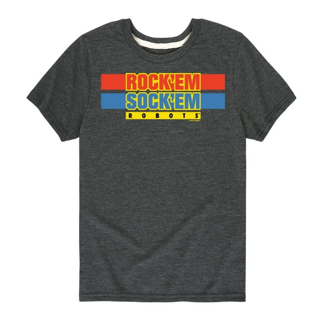 Rock 'Em Sock 'Em - Rock 'Em Sock 'Em Logo - Toddler And Youth Short ...