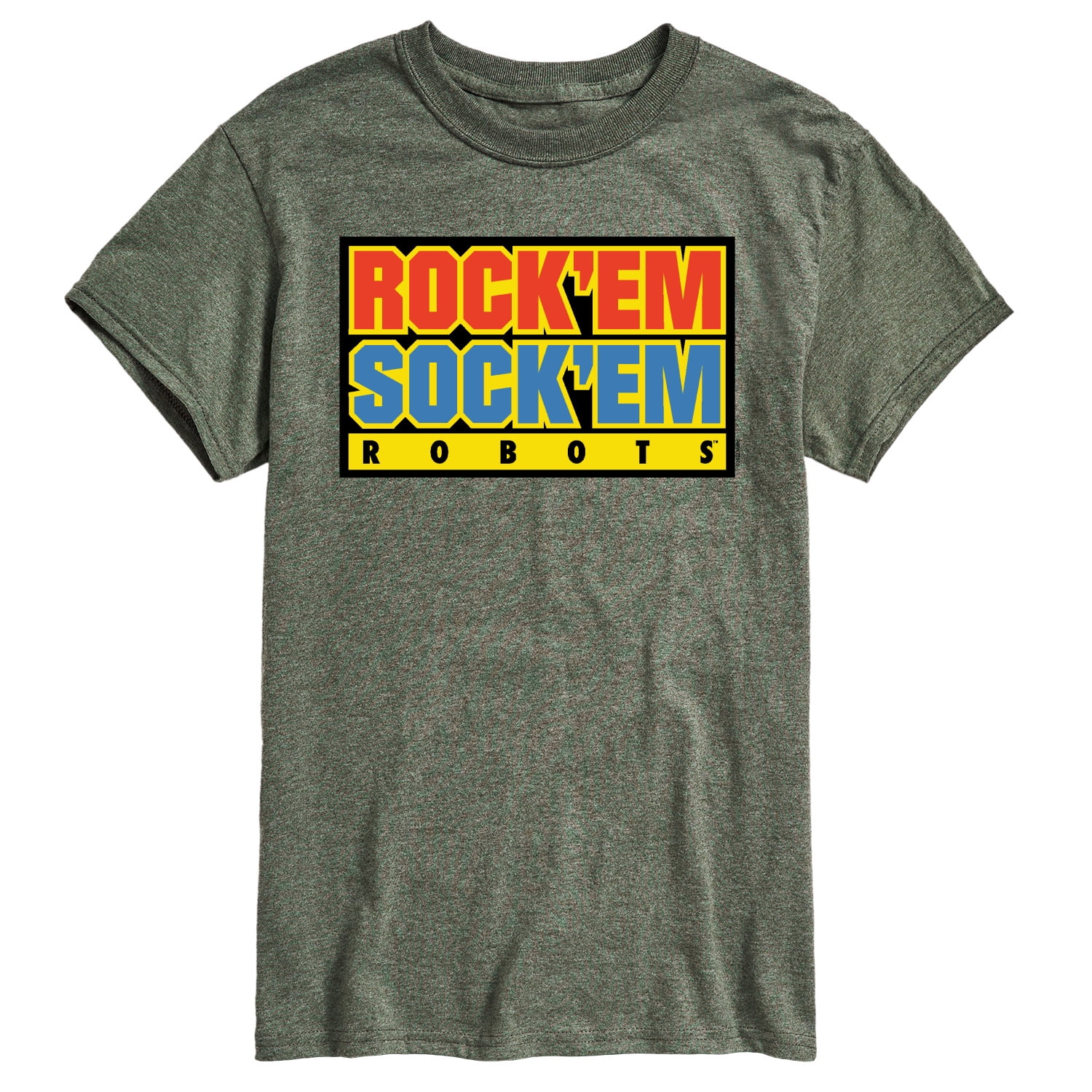 Rock 'Em Sock 'Em Robots - Rock Sock Em Logo - Men's Short Sleeve ...