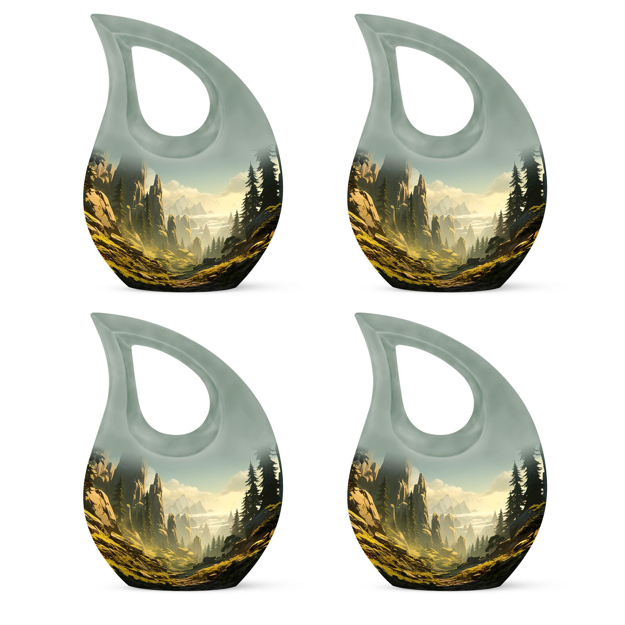 Rock Forest Urn - Mini Keepsake Urns For Human Ashes - Urns For Adult ...