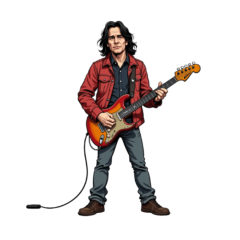 Rock Fridge Magnet Guitar Refrigerator Magnet Robot Magnetic Sticker ...