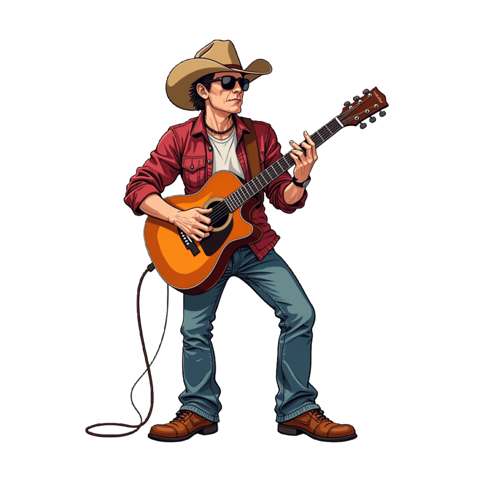 Rock Fridge Magnet Guitar Refrigerator Magnet Robot Magnetic Sticker ...