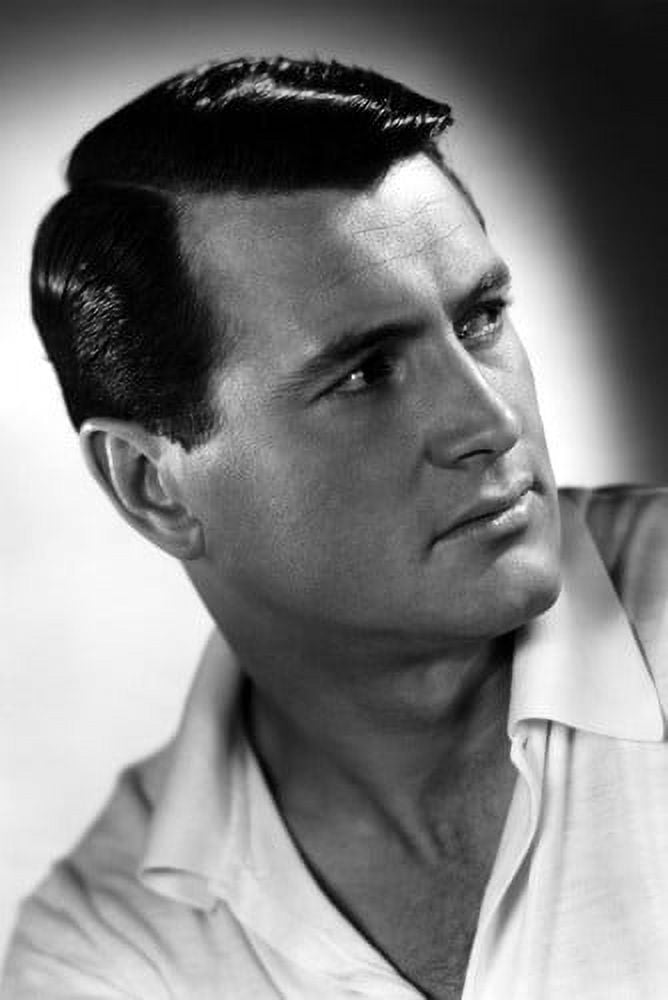 Rock Hudson Handsome b/w studio Universal Portrait 24x36 Poster ...