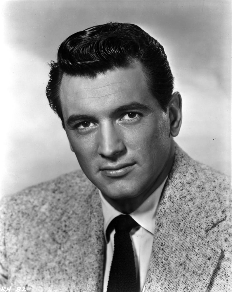 Rock Hudson Posed in Coat Suit With White Background Photo Print (24 x ...