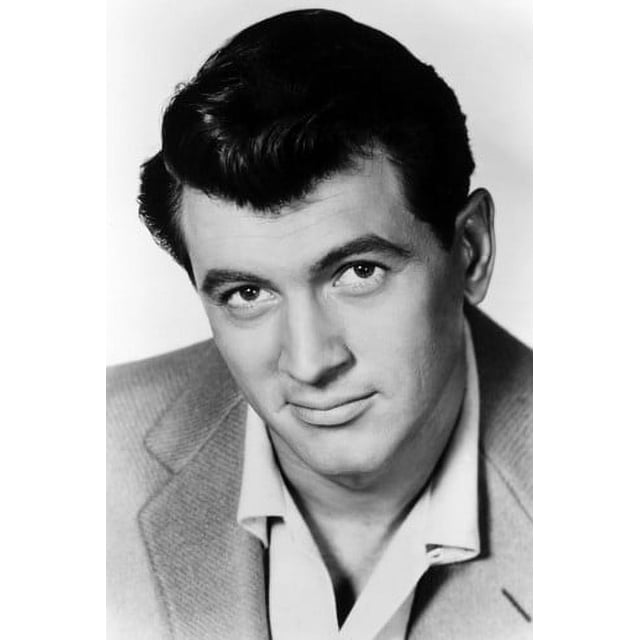 Rock Hudson Studio Portrait Poster 1950's 24x36 Poster - Walmart ...