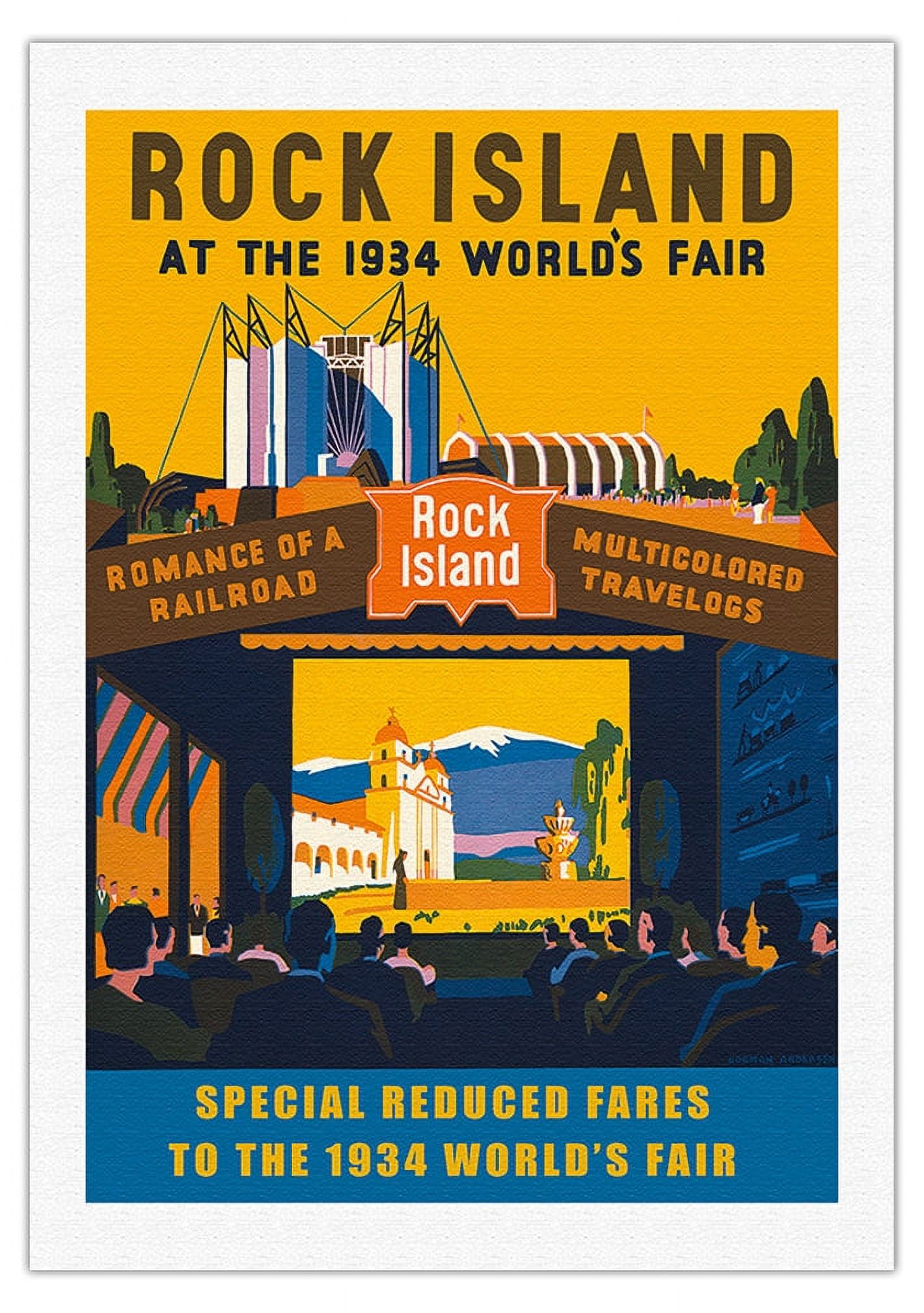 Rock Island at the 1934 World's Fair - A Century of Progress - Vintage ...