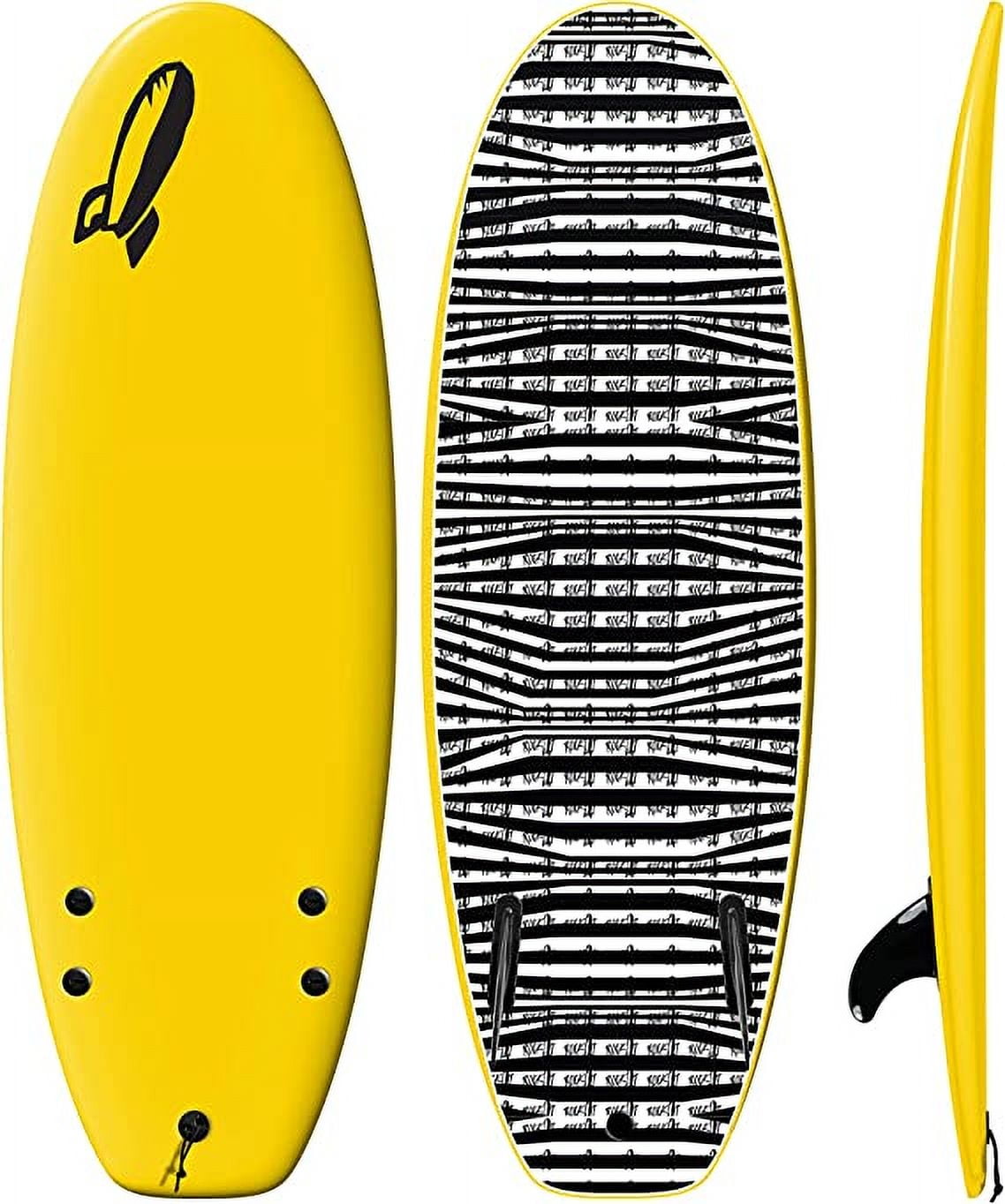 Rock It 4'10" CHUB Foam Surfboard - Surfing Board for Kids & Adults ...