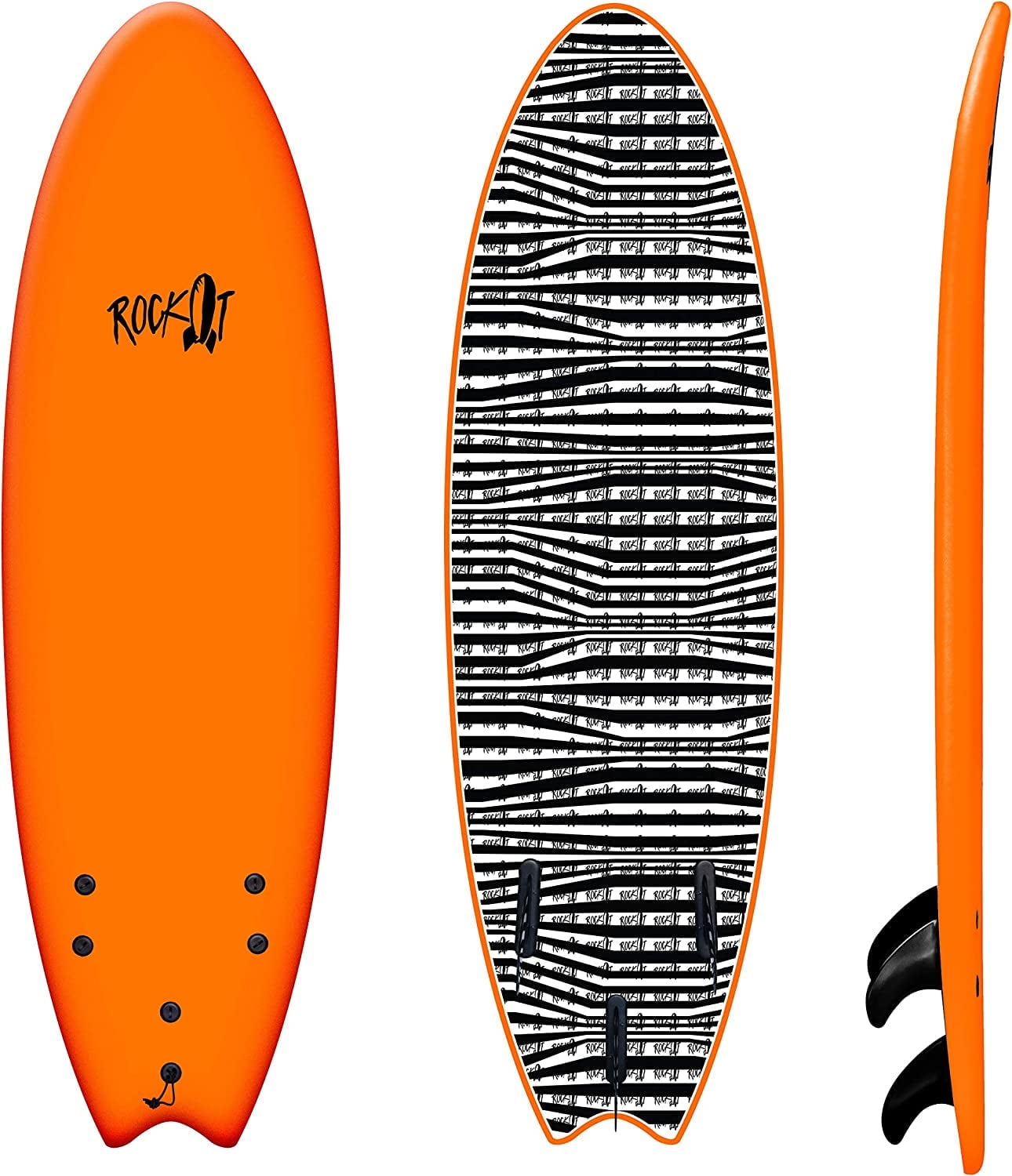 Rock It 6' Albert Foam Surfboard - Surfing Board for Kids & Adults ...