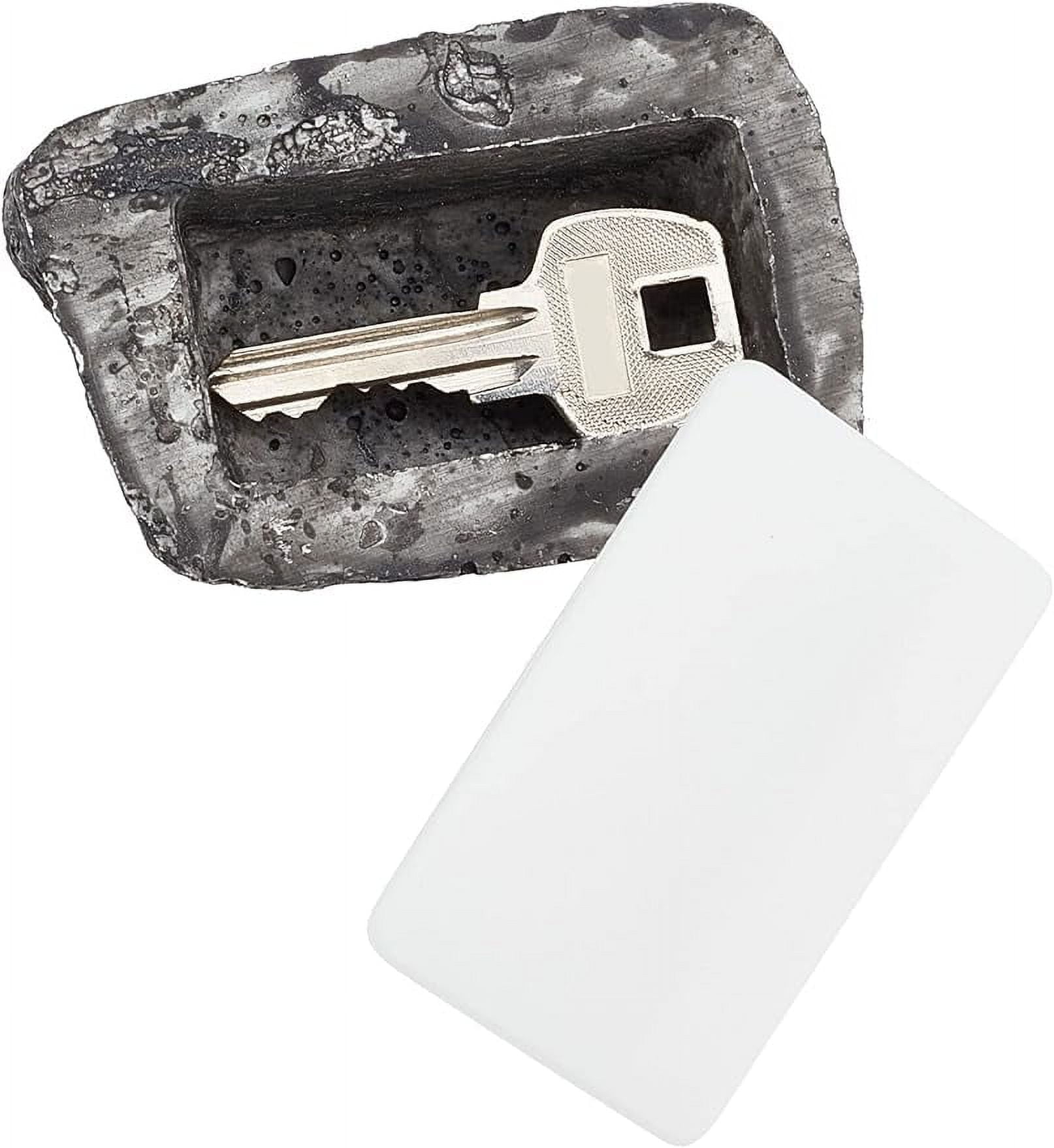 Rock Key Hider Garden Hidden Key Rock Faux Stone Key Holder Yard Key ...